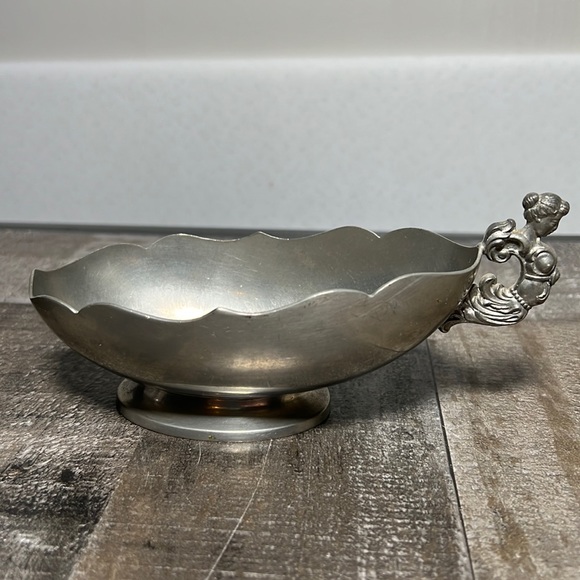 Insico | Kitchen | Vintage Insico Pewter Sauce Boat With Mermaid ...